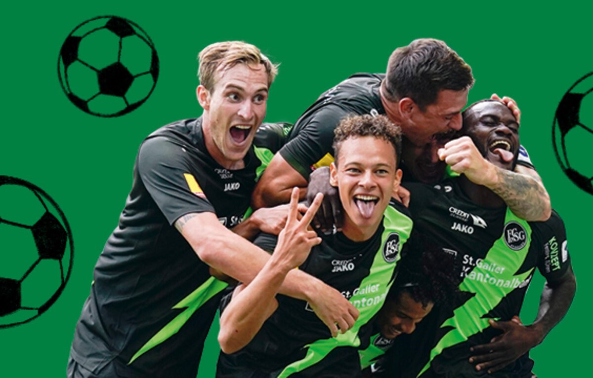 FC St.Gallen 1879 zu Besuch im Einkaufscenter Rheinpark ...